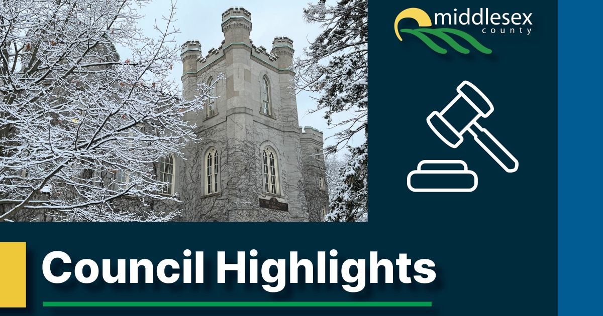 Middlesex County Council Meeting Highlights – February 11, 2025 | Middlesex County